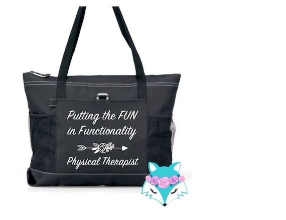 Physical Therapy Therapist Tote Bag Putting the FUN in | Etsy