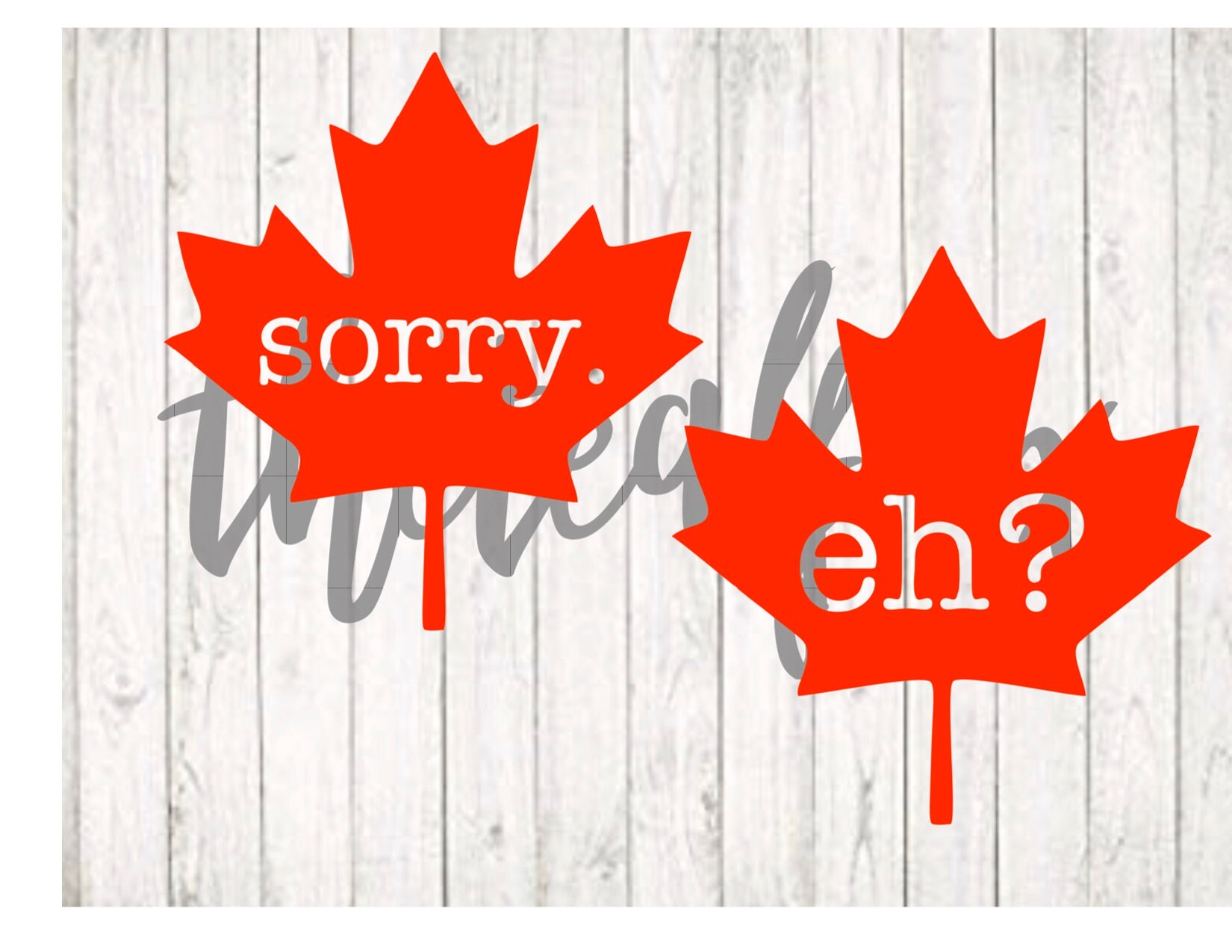 Canada Vinyl Decal Maple Leaf Eh Sorry Laptop Sticker - Etsy