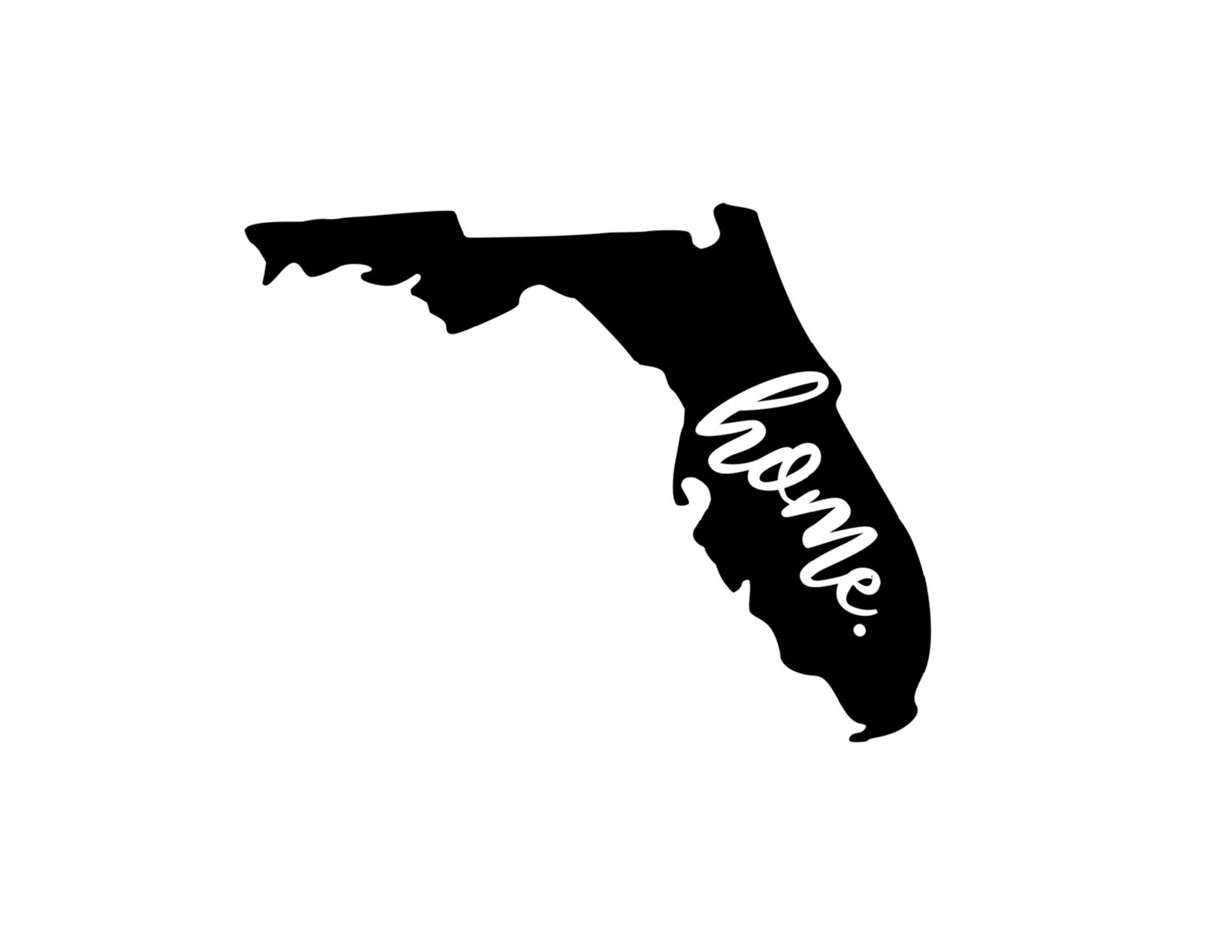 Florida State Pride Decal | Run Decal | Bike Decal | Florida Home Decal ...