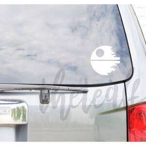 Death Star Vinyl Decal, Star Wars, That's No Moon, Gift, Laptop, Car ...
