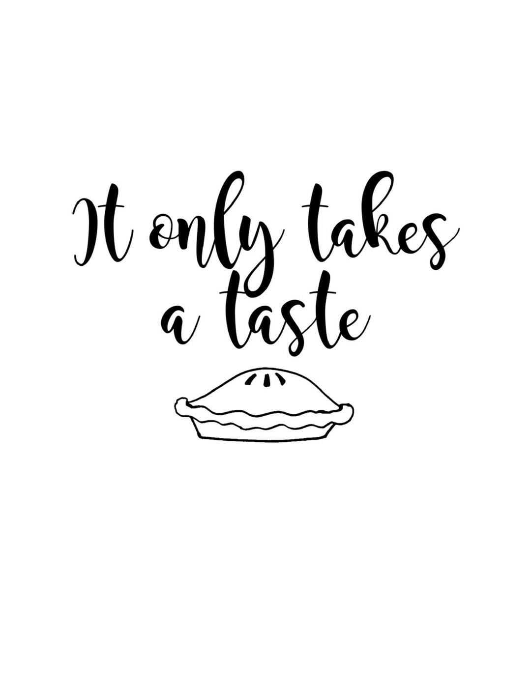 It Only Takes A Taste Decal Waitress Musical Broadway Musical Broadway ...