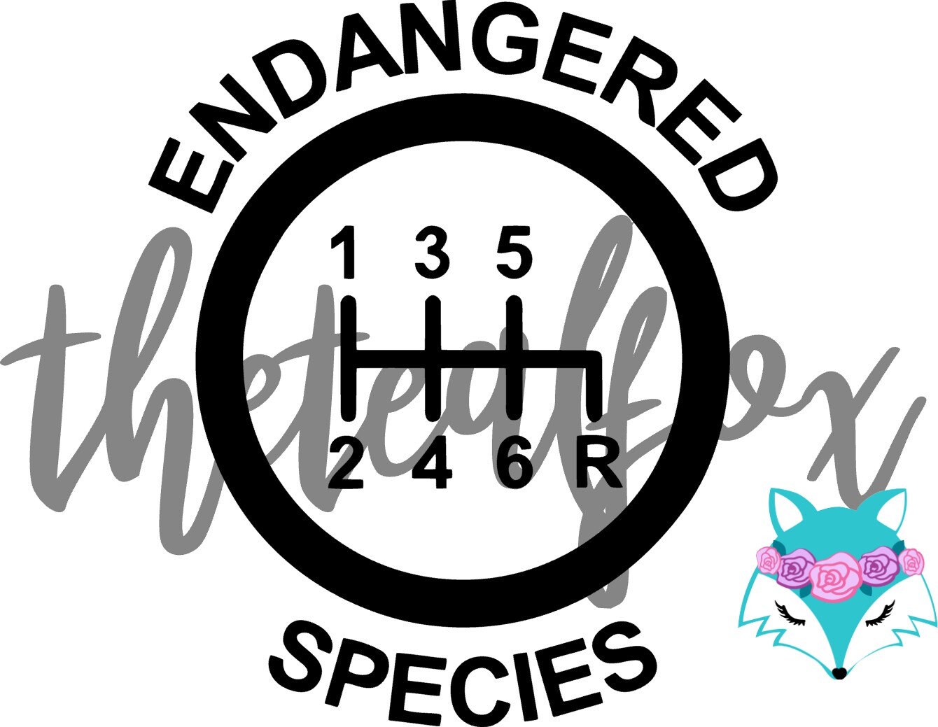 6 Speed Gear Stick Shift Car Vinyl Decal Manual Endangered | Etsy