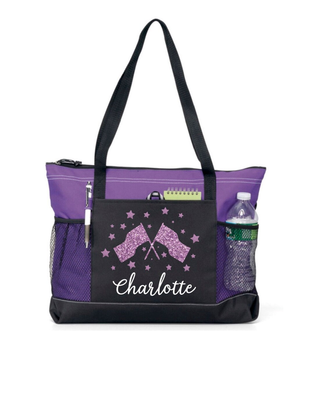 Color Guard Personalized Name Tote Bag, Flag, Rifle, Saber,graduation ...