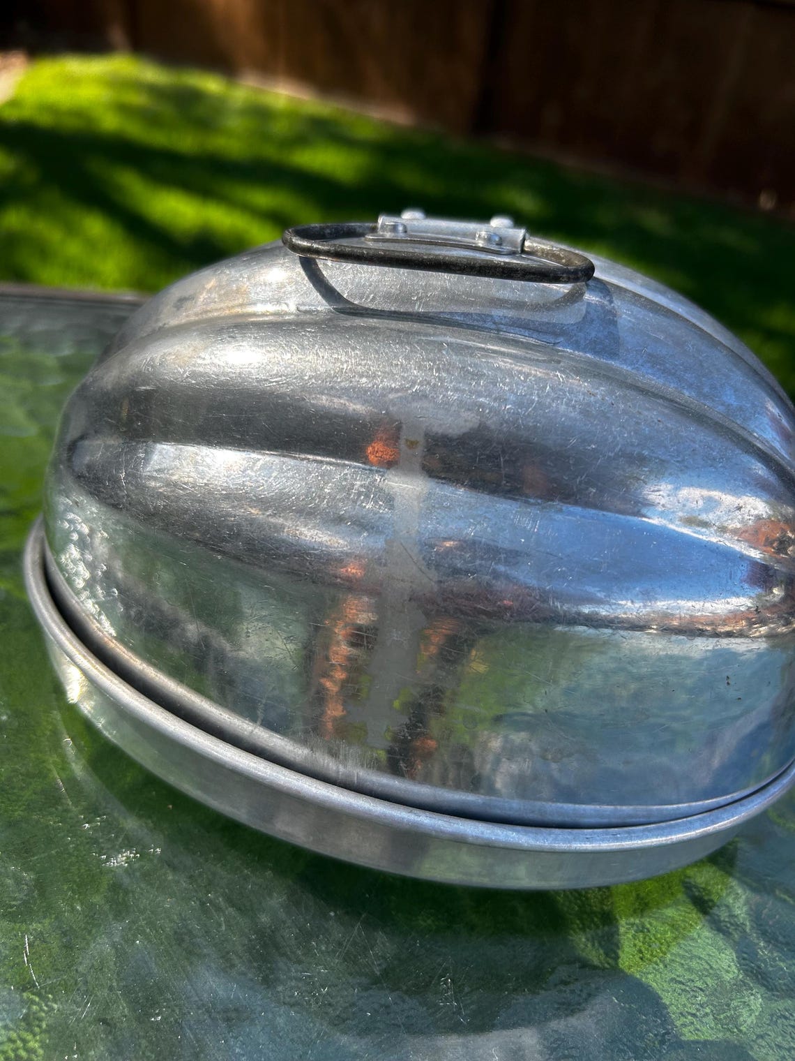 Vintage Aluminum Covered Mold for Steamed Puddings, Cake, Ice Cream ...