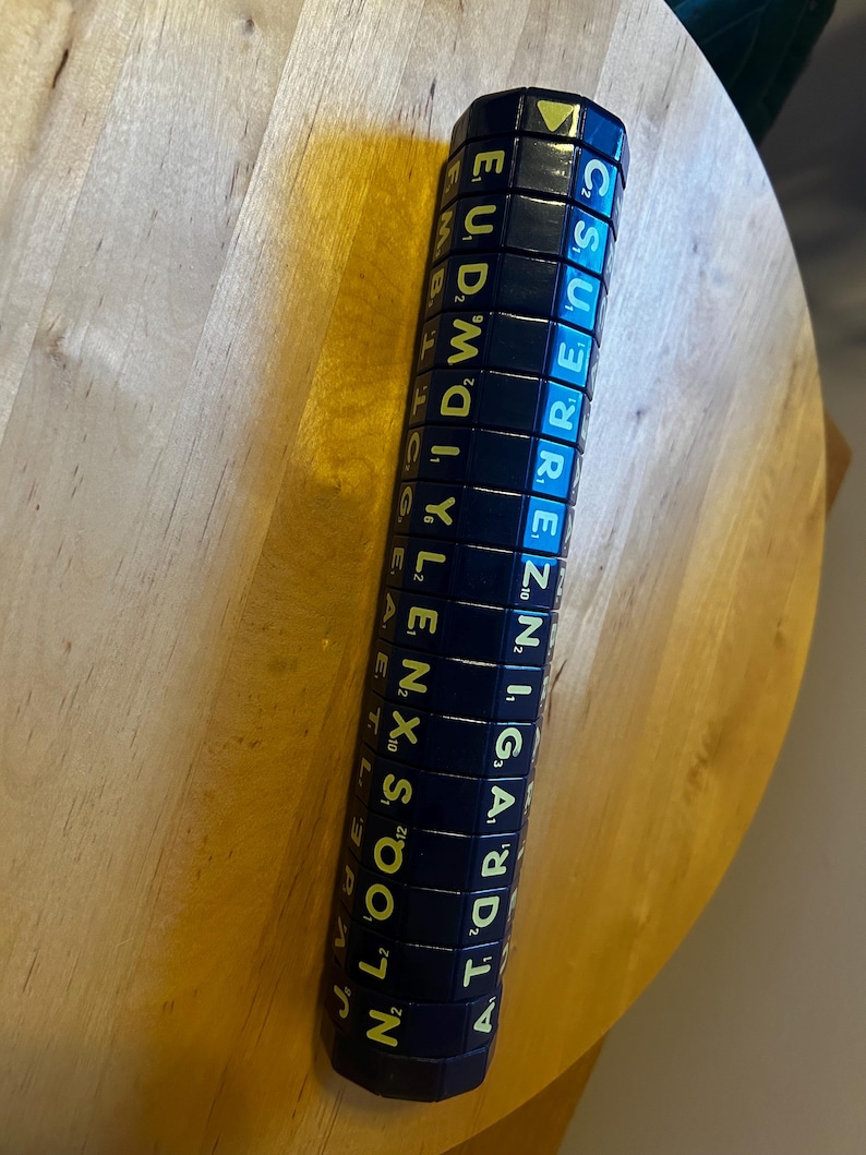 Vintage Megamix Word Game by Chieftain Products Inc - Twist & Spell - Etsy