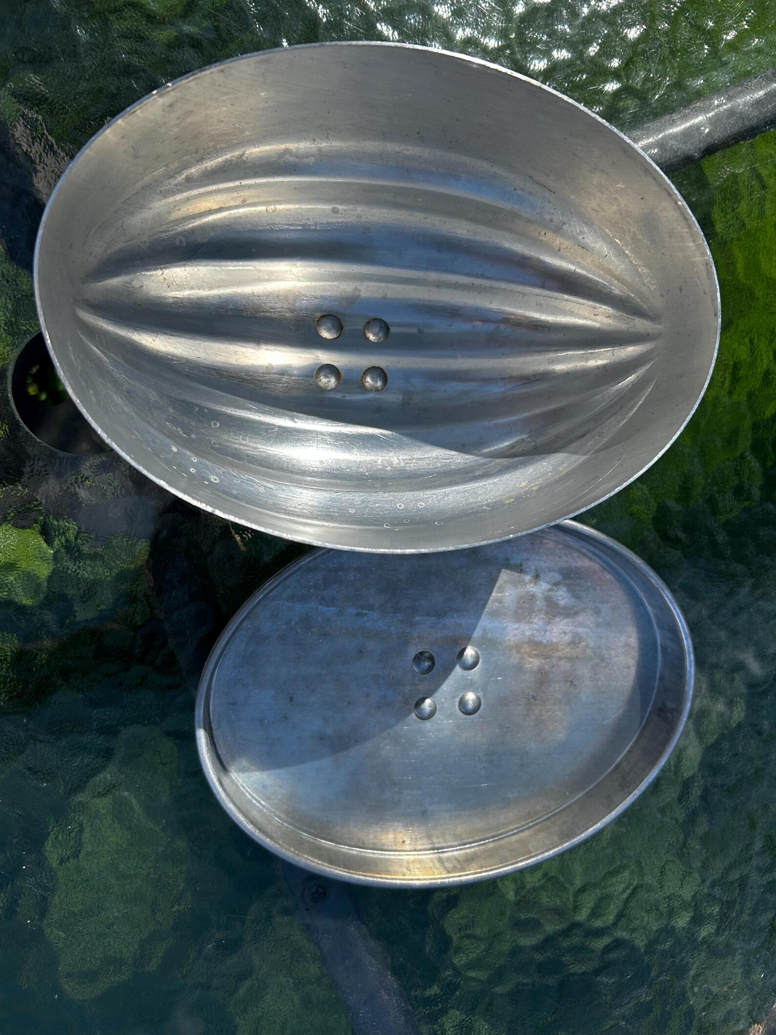 Vintage Aluminum Covered Mold for Steamed Puddings, Cake, Ice Cream ...