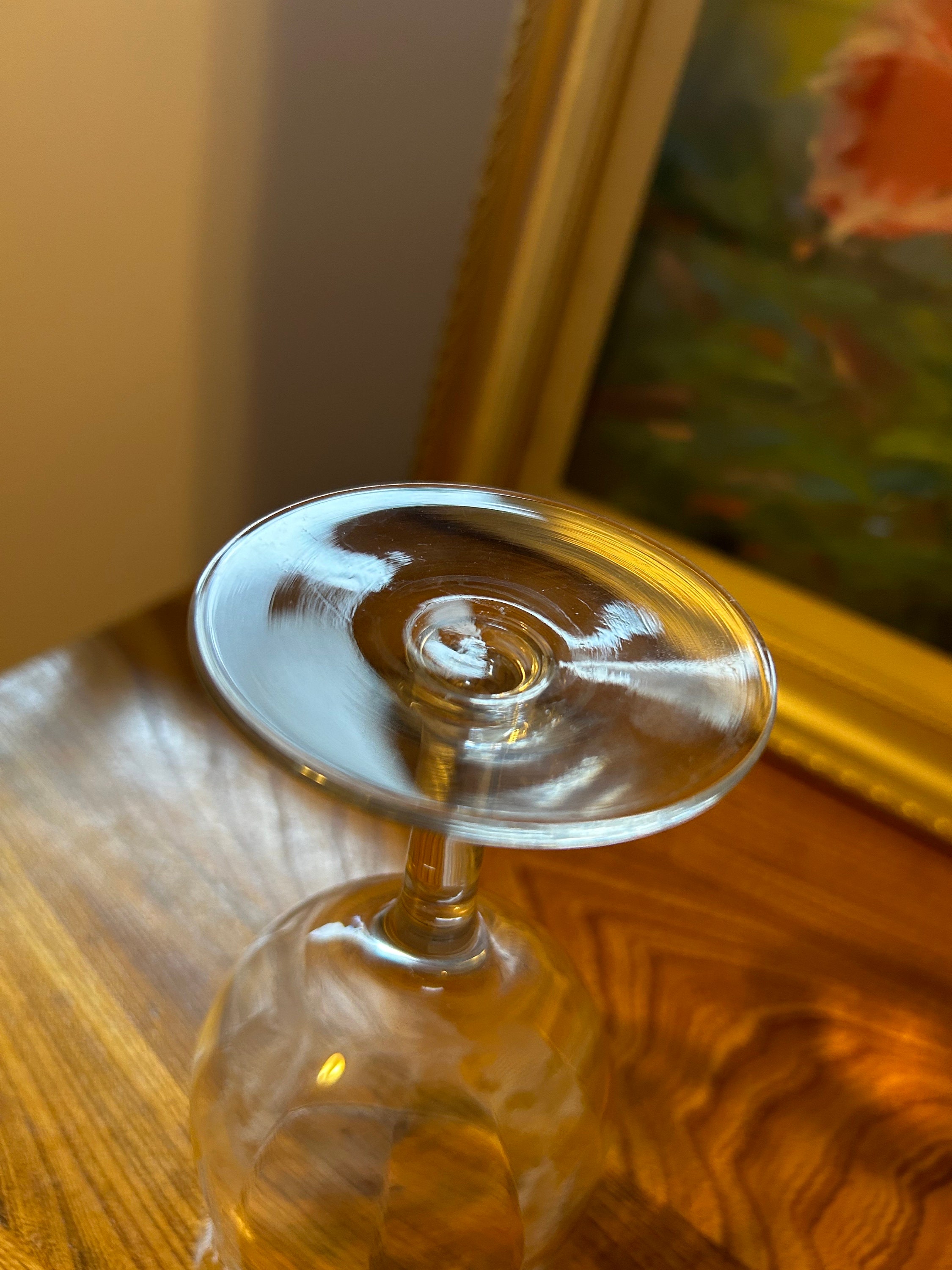 Central Glass "thistle" Water Goblet Glass - Antique American Glassware ...