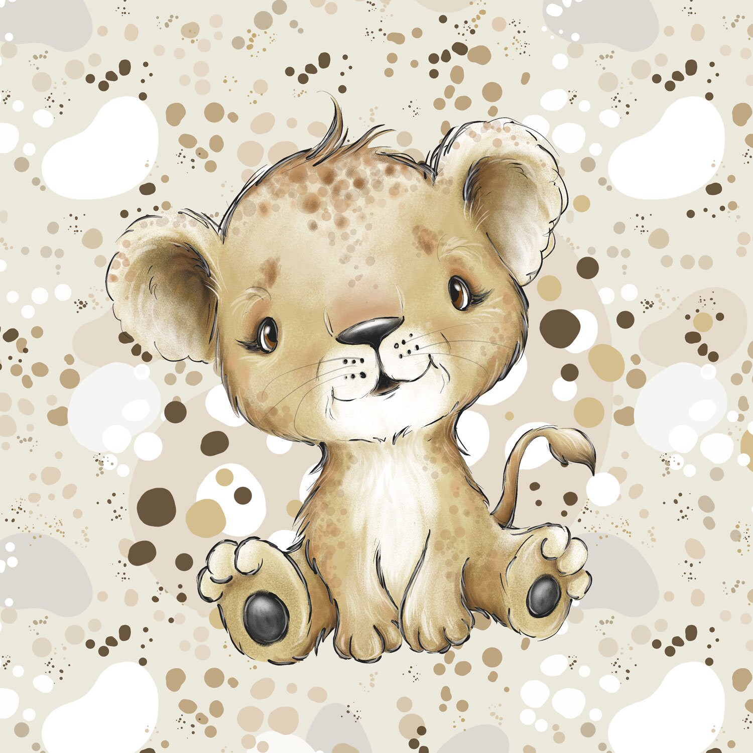 Cheetah Fabric Panel Safari Fabric African Animals Fabric - Etsy UK
