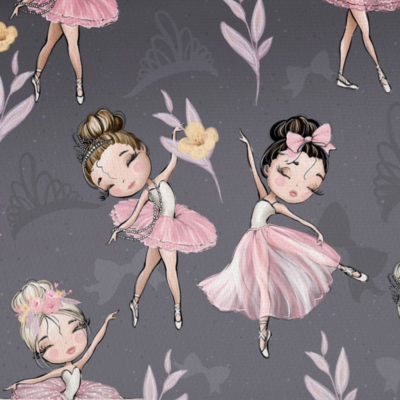 Ballerina Fabric by the Half Meter Ballet Fabric Girly - Etsy