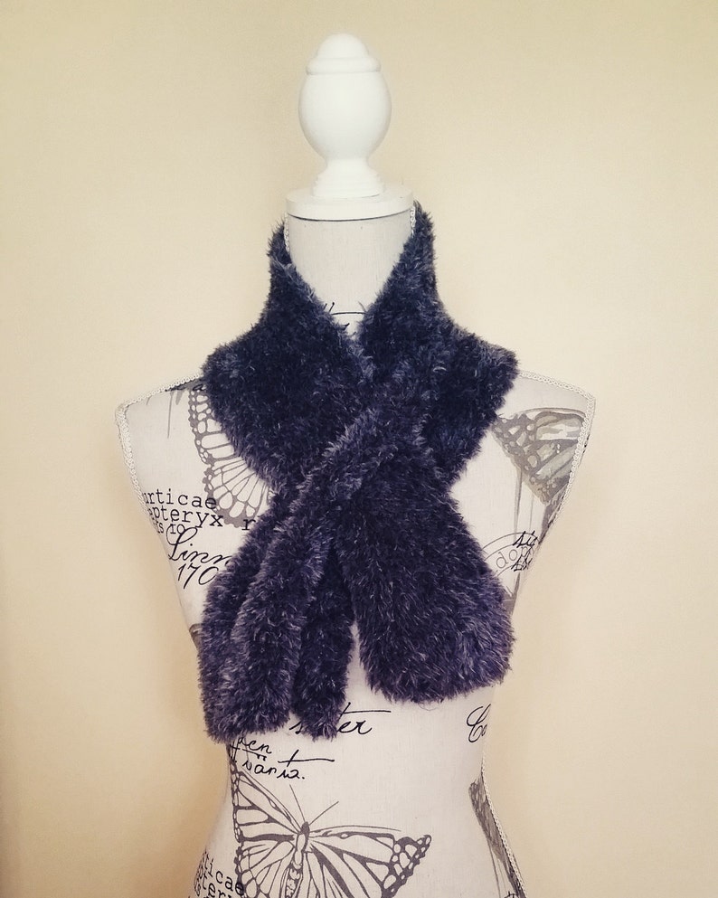 Fluffy Fashion Scarf handmade - Etsy