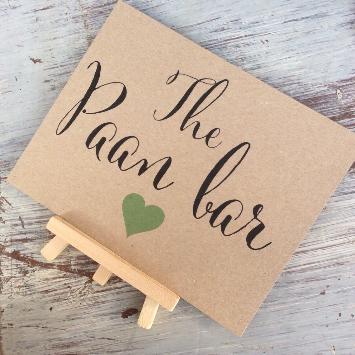 Favour Sign Comes With Small Easel to Stand on | Personalised | Wedding ...