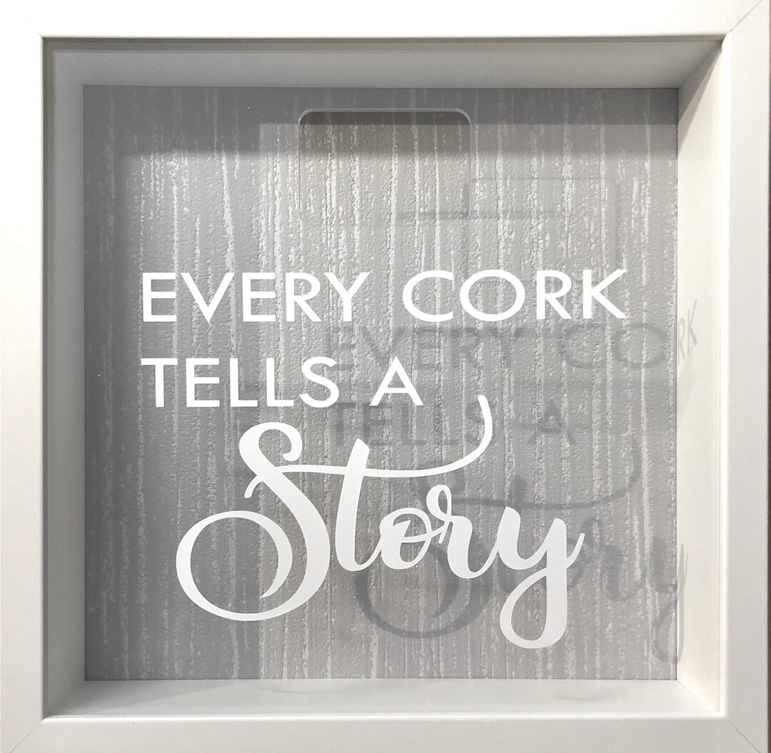 Cork Collector Frame, Wine Corks, Gift, Memories, Memory Box, Wall ...