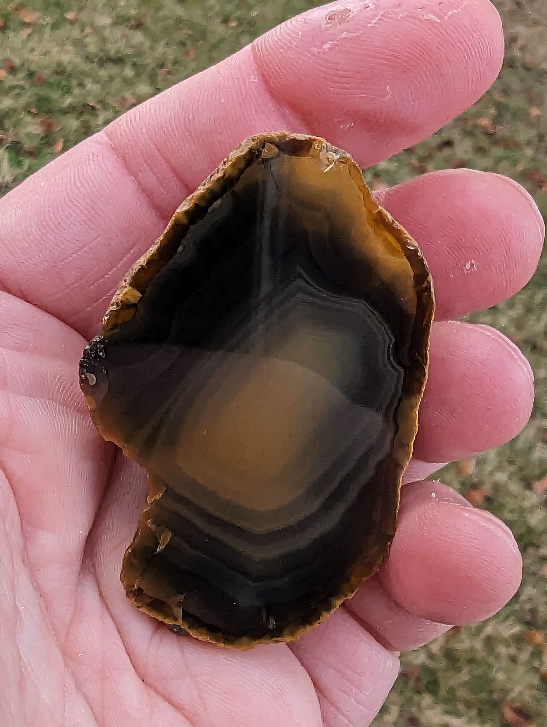 Agate, Penstock Lagoon, Tasmania, Australia, polished half - Etsy 日本