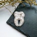 Beaded Tooth Brooch Embroidered Pin White Tooth Brooch for - Etsy Canada