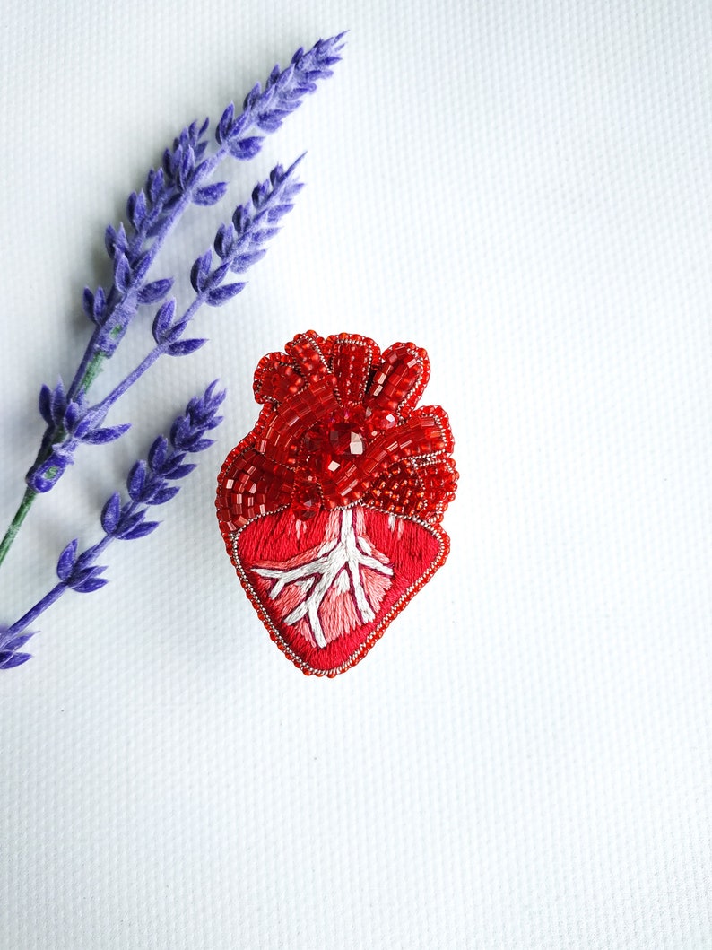 Anatomical Heart Pin Medical Student Gift Doctor Gift - Etsy