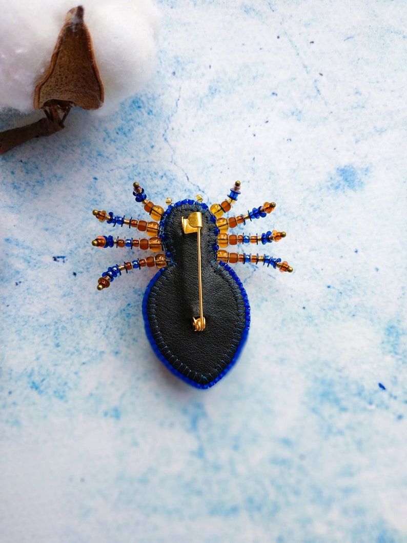 Beaded Spider Brooch Insect Pin Spiders Lover Jewelry Gift for - Etsy