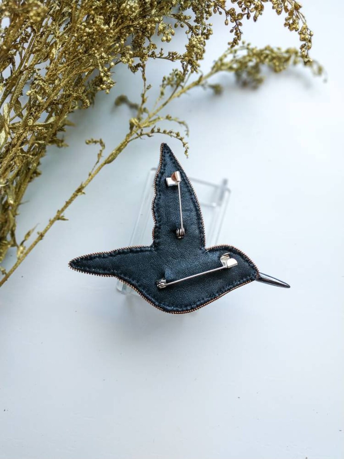 Beaded Hummingbird Brooch Bird Pin Jewelry Embroidered Lapel Pin ...