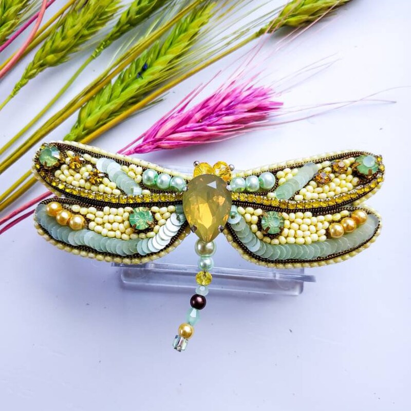 Embroidered Beads - Etsy