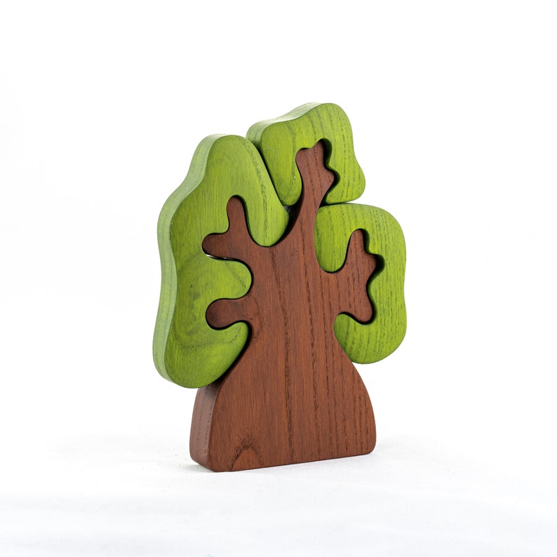 Waldorf Wooden Tree Wooden Puzzle Eco Friendly Educational | Etsy
