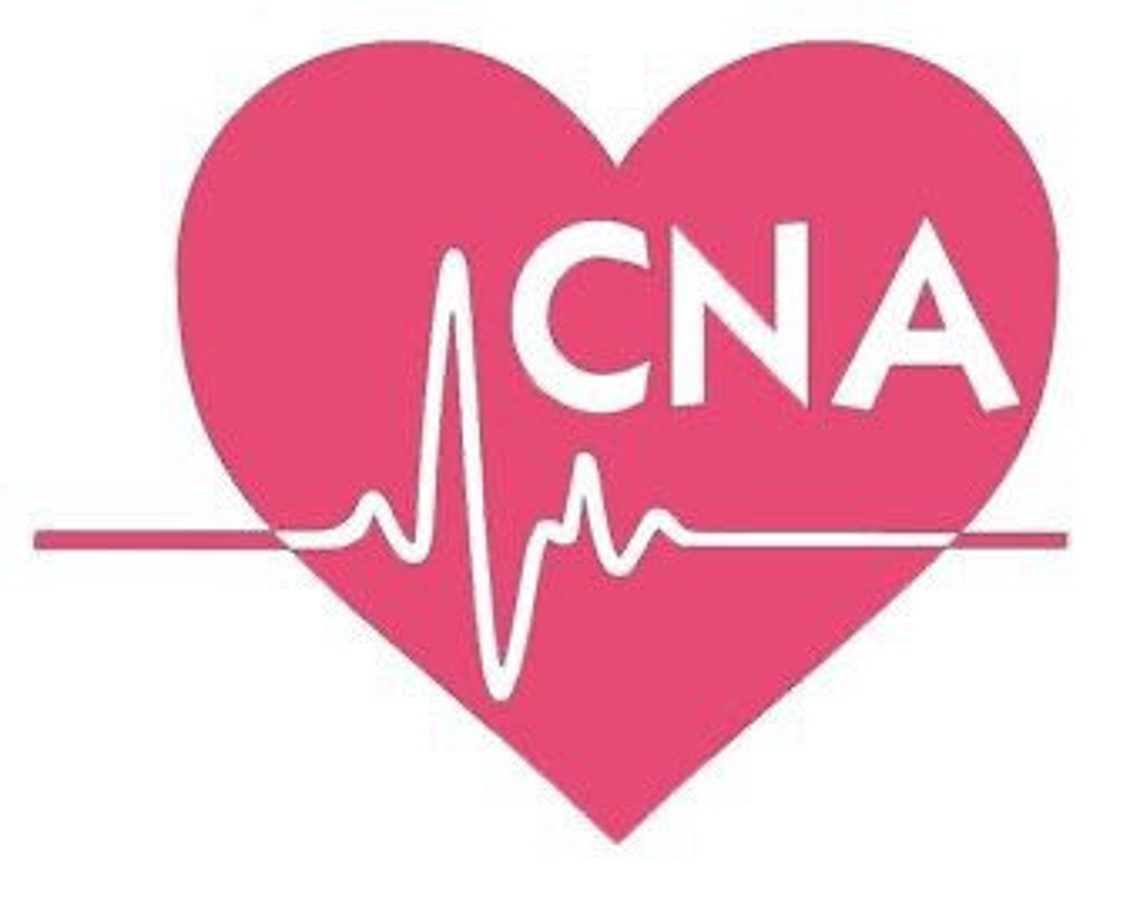 CNA Heart decal | Etsy