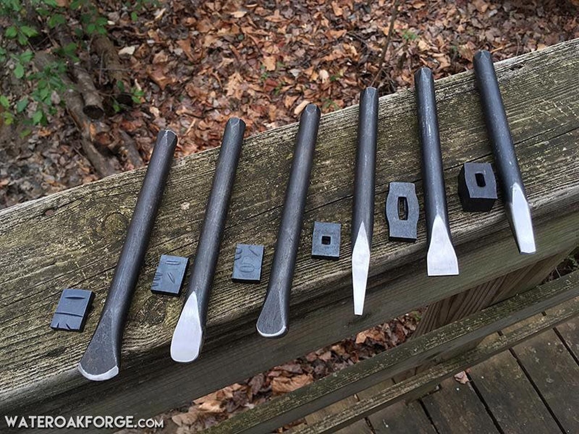 Blacksmith Punch, Chisel and Fuller Set, 6pc - Etsy