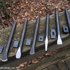 Blacksmith Punch, Chisel and Fuller Set, 6pc - Etsy