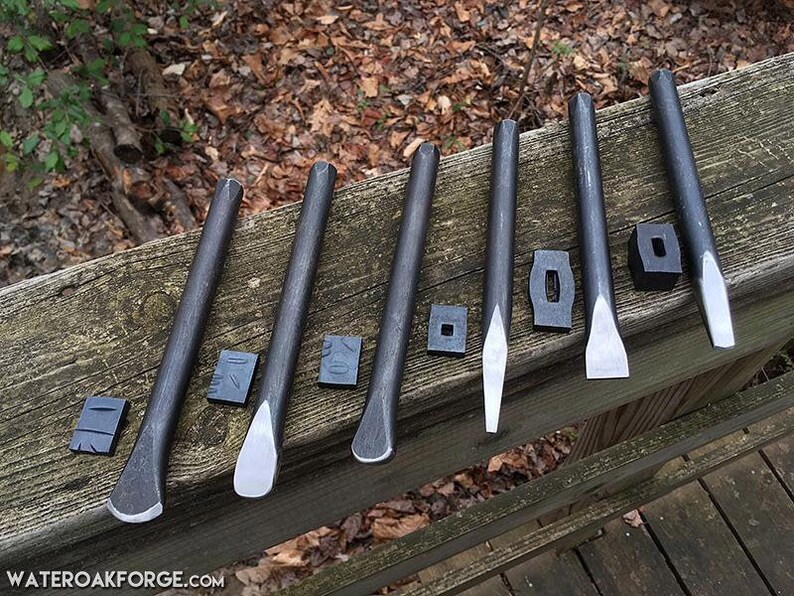 Blacksmith Punch, Chisel and Fuller Set, 6pc - Etsy