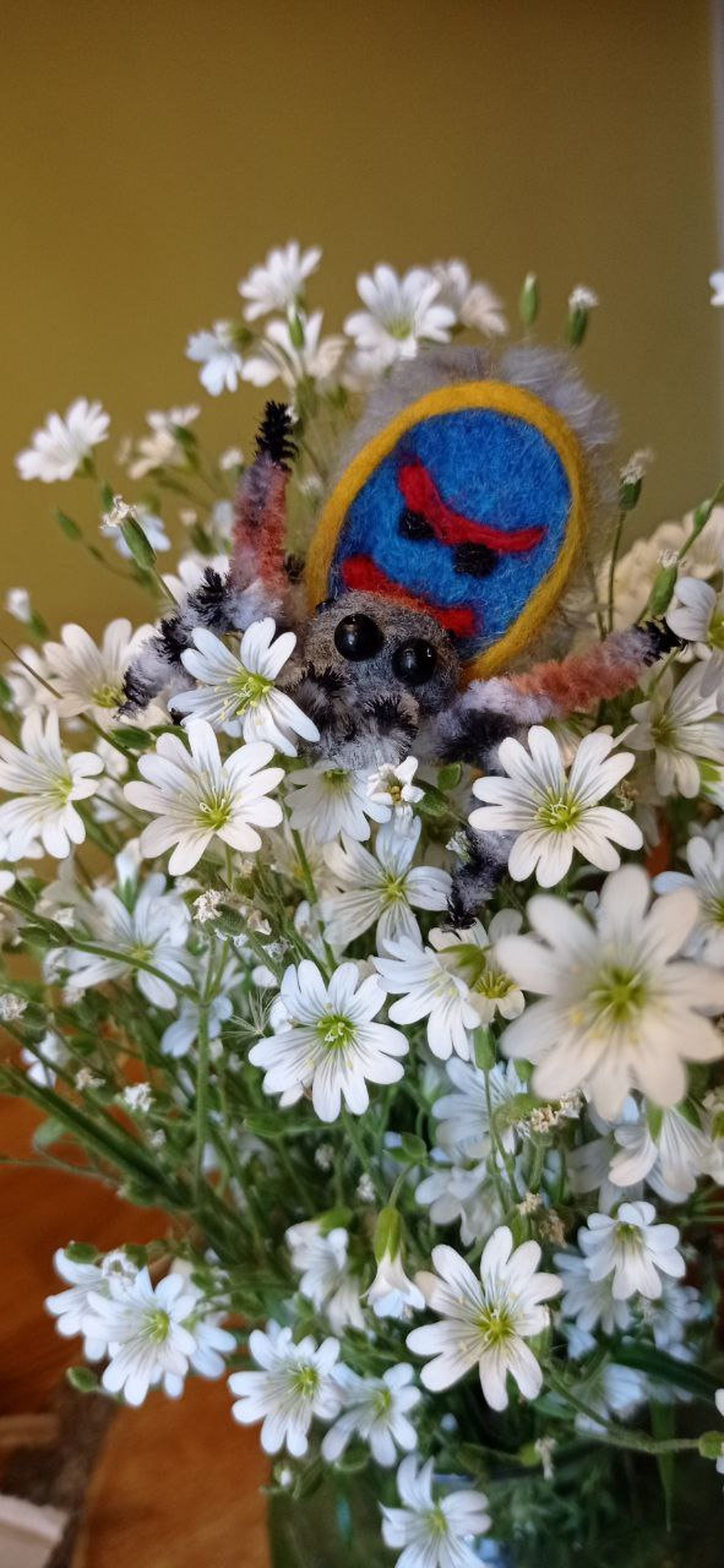 Needle Felted Peacock Jumping Spider Tutorial (PDF Download) - Etsy