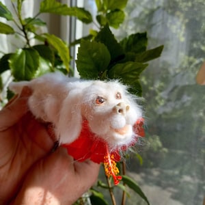 Needle Felted Baby Falcor From the Neverending Story/80's/falkor White ...