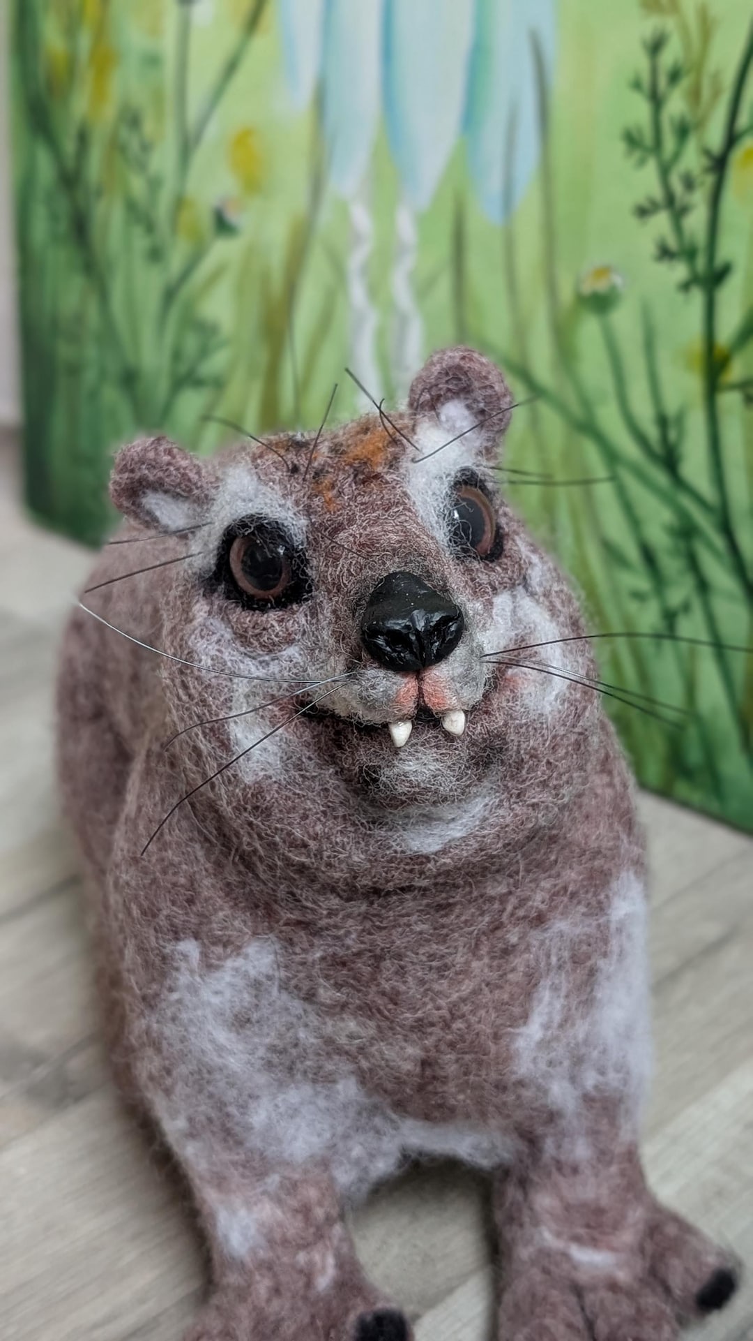 Needle Felted Hyrax/lifelike Hyrax Plush/rock Hyrax Figurine/custom ...