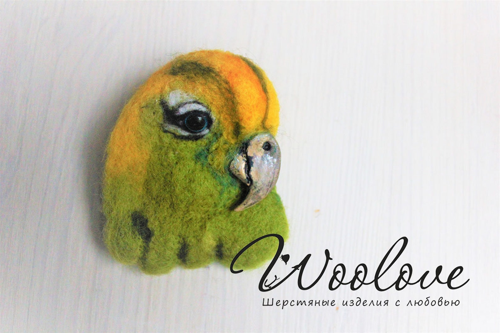 Felted Parrot Brooch/bird Brooch/parrot Jewelry/parrot | Etsy