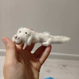 Needle Felted Baby Falcor From the Neverending Story/80's/falkor White ...
