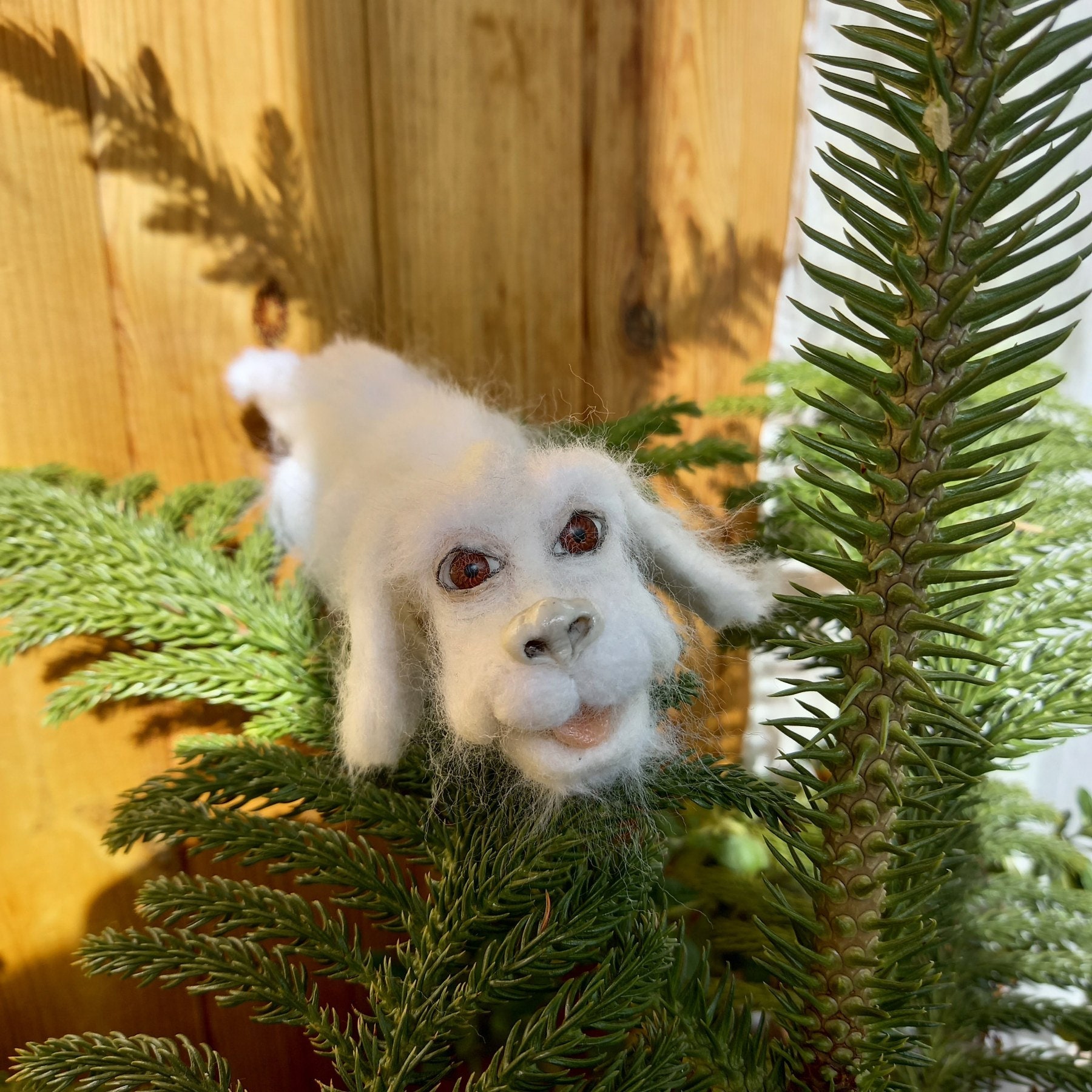 Needle Felted Baby Falcor From the Neverending Story/80's/falkor White ...