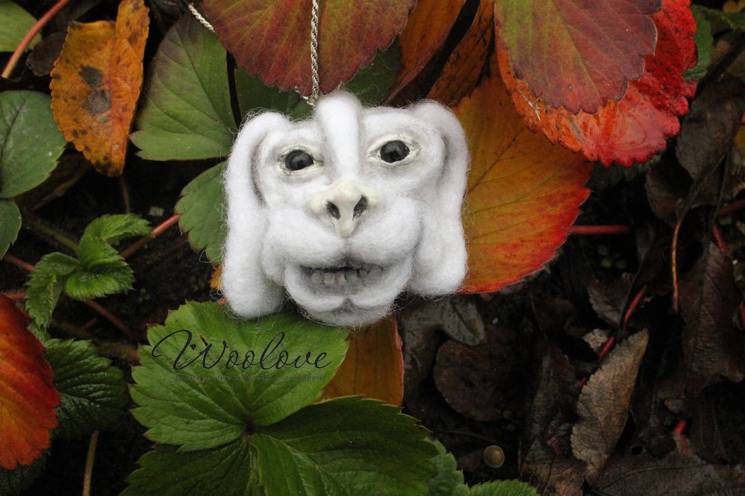 Falcor Pendant/needle Felted Falcor/felted Falcor Pendant/falcor ...