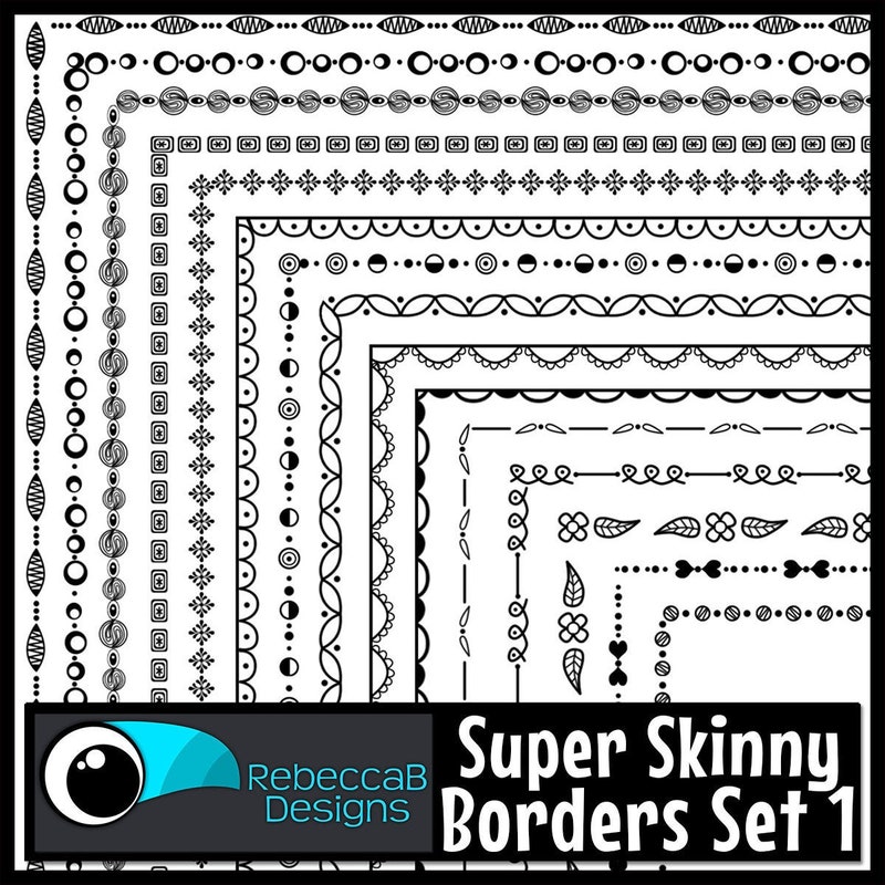 Line Borders - Etsy