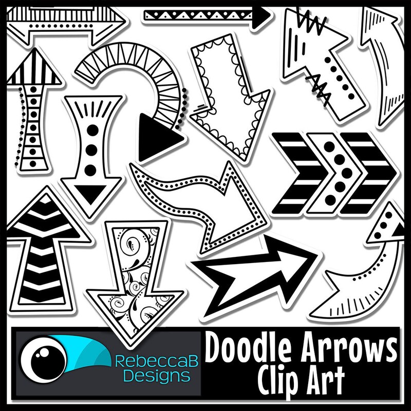 Doodle Arrow - Etsy