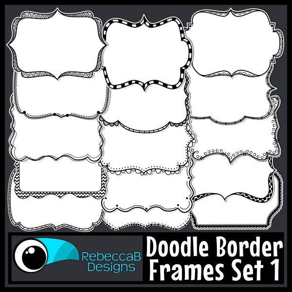 Doodle Border - Etsy
