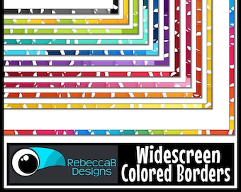 Widescreen 16:9 Summer Borders Google Slides™ and | Etsy