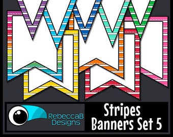 School Bunting Clipart Graphics Personal & Commercial Use - Etsy