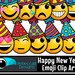 Happy New Year Party Emoji Clip Art Emotions Clip Art | Etsy