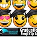 Graduation Emoji Clip Art, Emotions Clip Art, Graduation Ceremony Clip ...