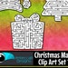 Christmas Maze Clip Art Set 1 Christmas Clip Art Mazes With | Etsy