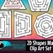 2D Shapes Maze Clip Art Set 1, Maze Clip Art, 2D Shapes, Mazes and ...