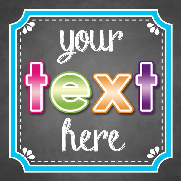 Chalkboard Backgrounds Border Frames Clip Art Bundle, Framed Chalkboard ...