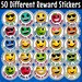 Digital Emoji Reward Stickers, Teacher Stickers, Digital Stickers ...