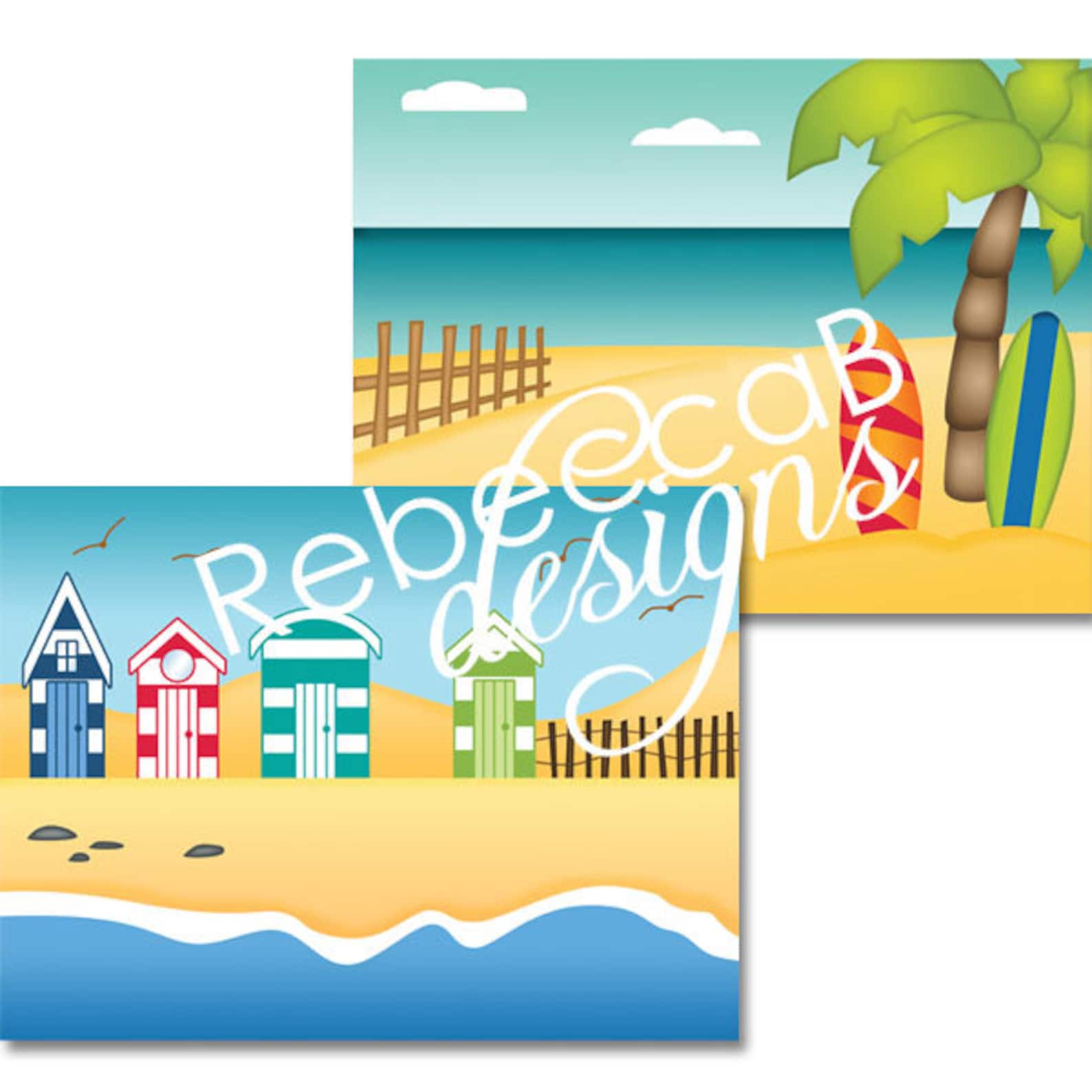 Seasons Background Scenes Clip Art Bundle, Landscape Scenes Clip Art ...