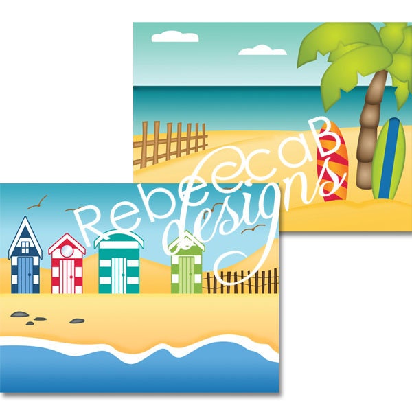 Seasons Background Scenes Clip Art Bundle, Landscape Scenes Clip Art ...