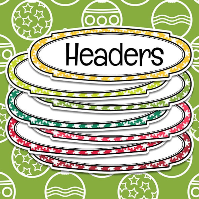 Christmas Clip Art Seller's Kit, Christmas Clip Art, Christmas ...