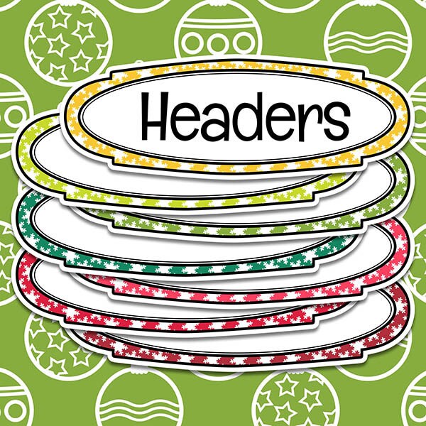 Christmas Clip Art Seller's Kit, Christmas Clip Art, Christmas ...