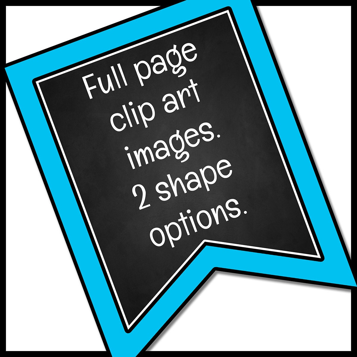 Chalkboard Bunting Pennant Banners Clip Art Set 6, Chalkboard Clip Art ...